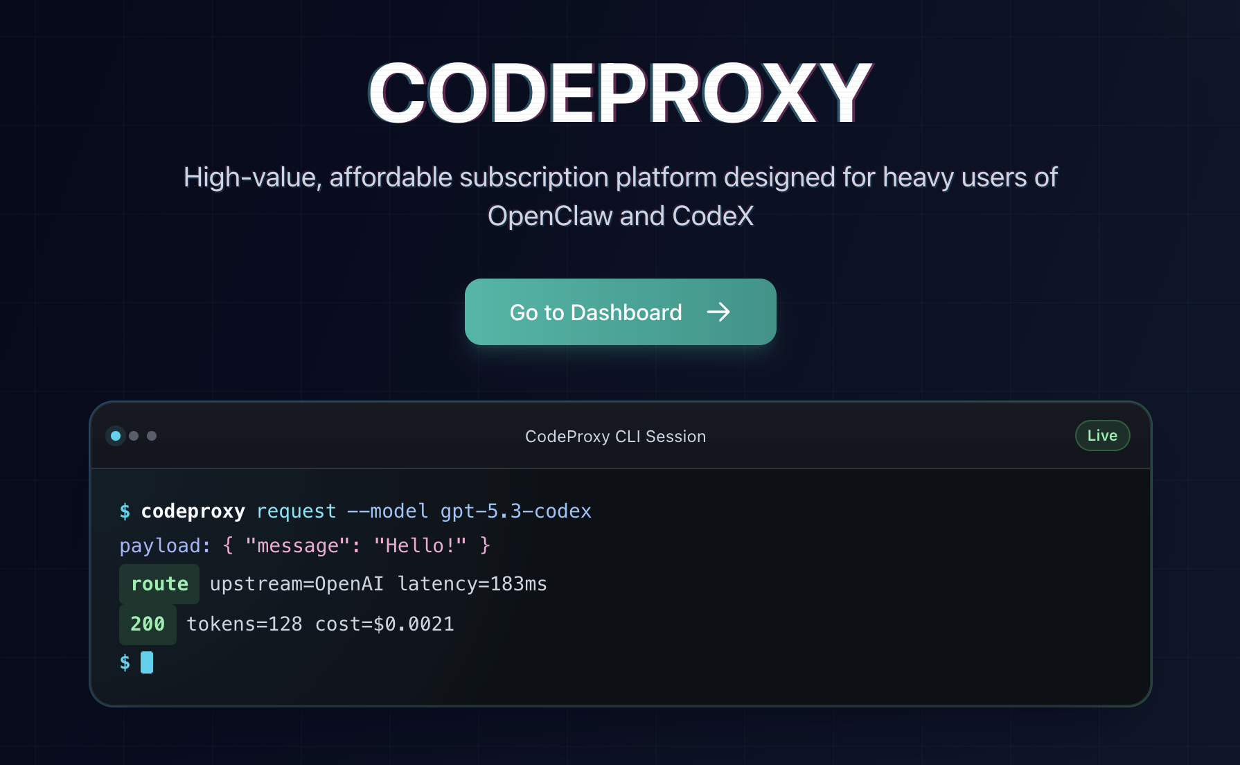 CodeProxy - high-value, affordable subscription platform designed for ...